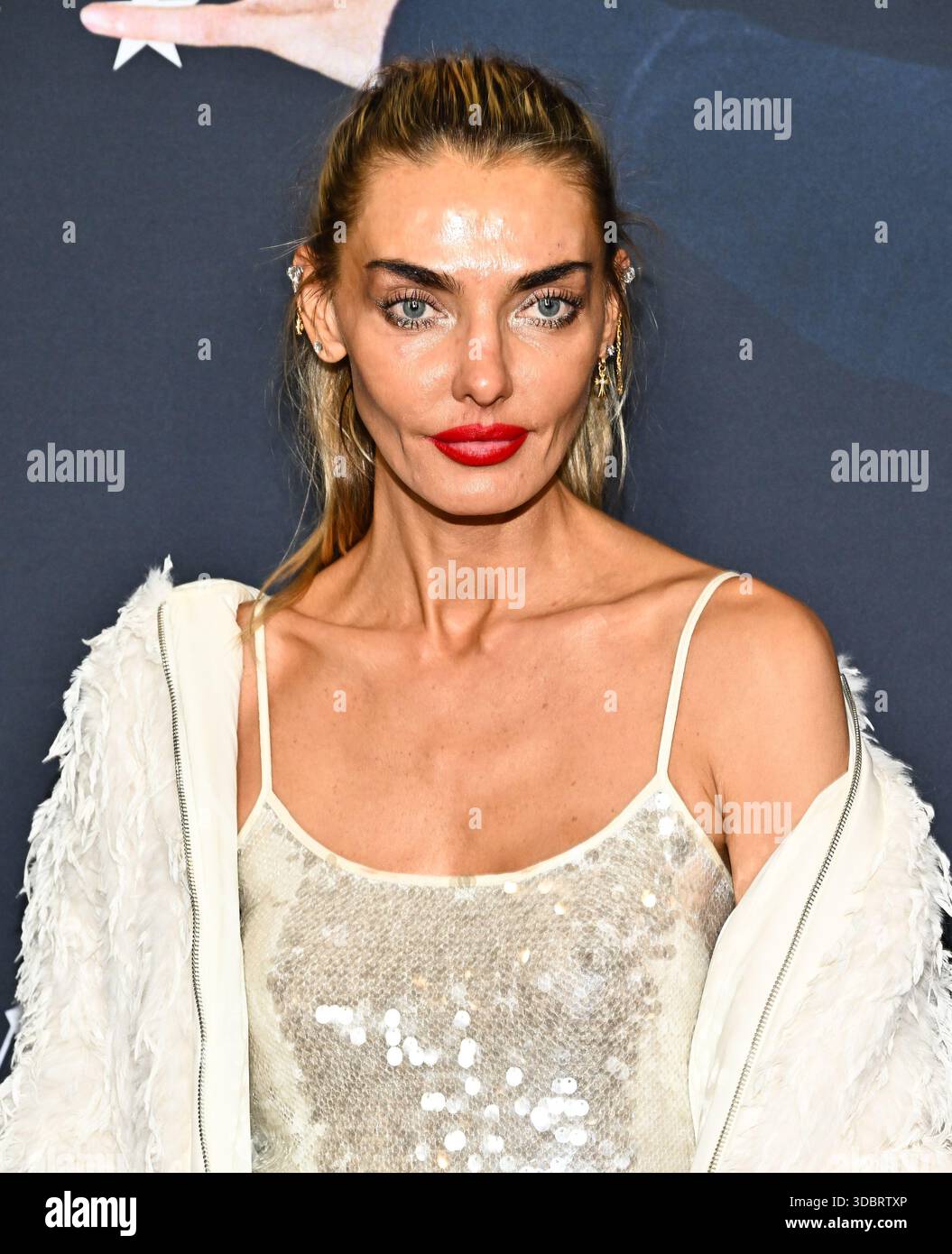 Alina Baikova attends the premiere of "Marty Supreme" at Regal Times ...