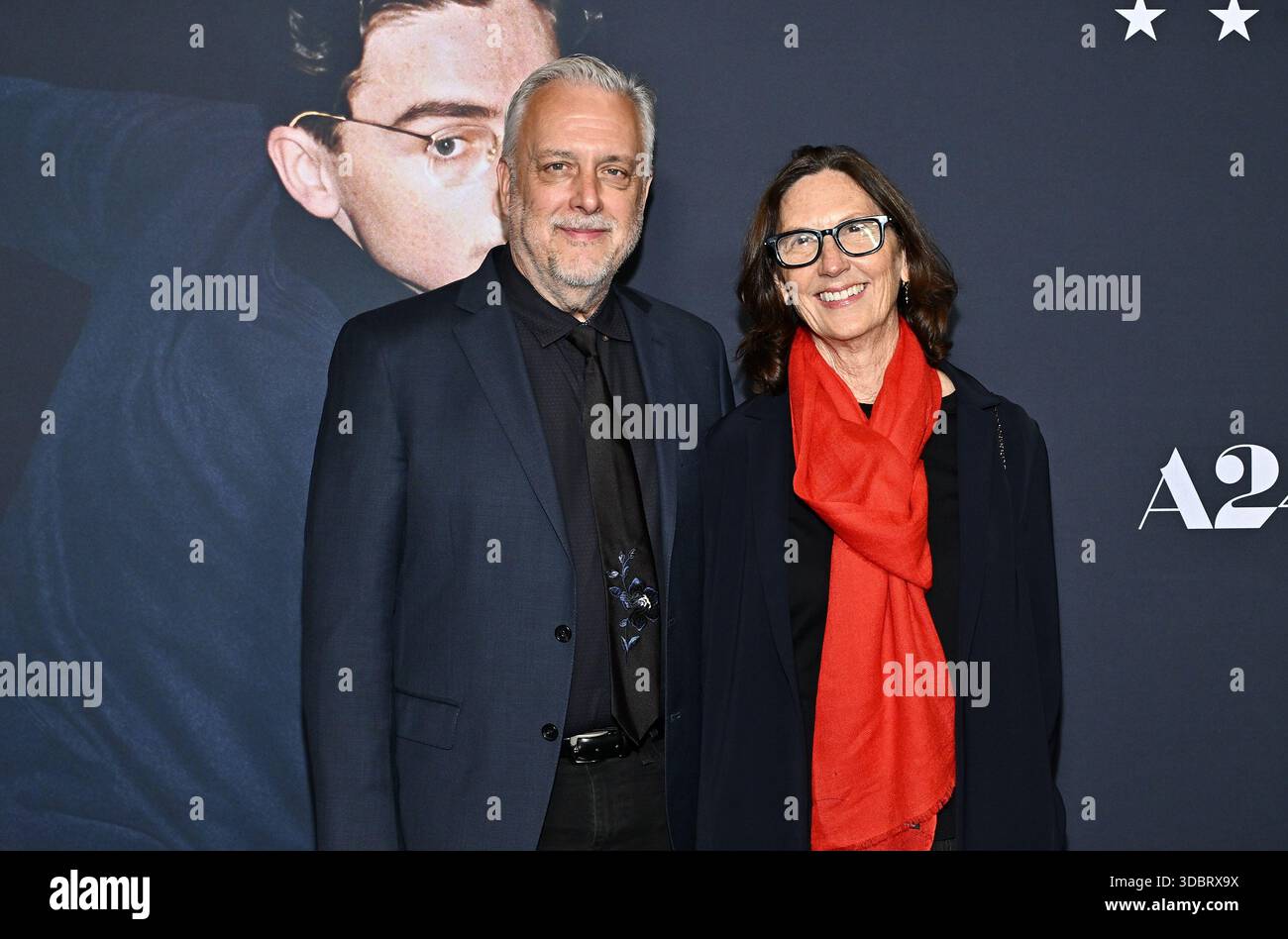 Skip Lievsay, left, and wife Elizabeth Kling attend the premiere of ...