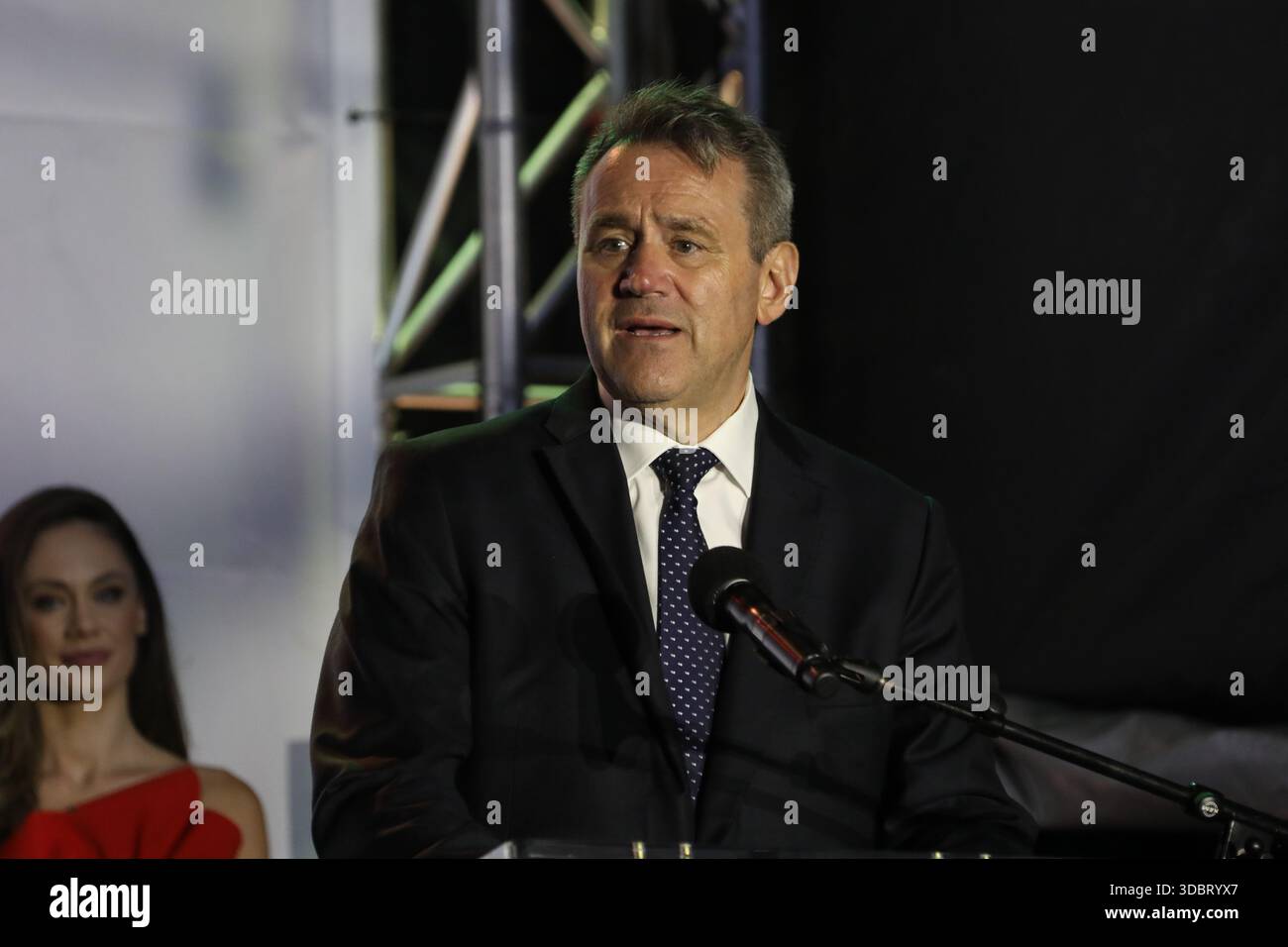 Sydney, Australia. 17th December 2025. Christmas Lights of St Marys ...