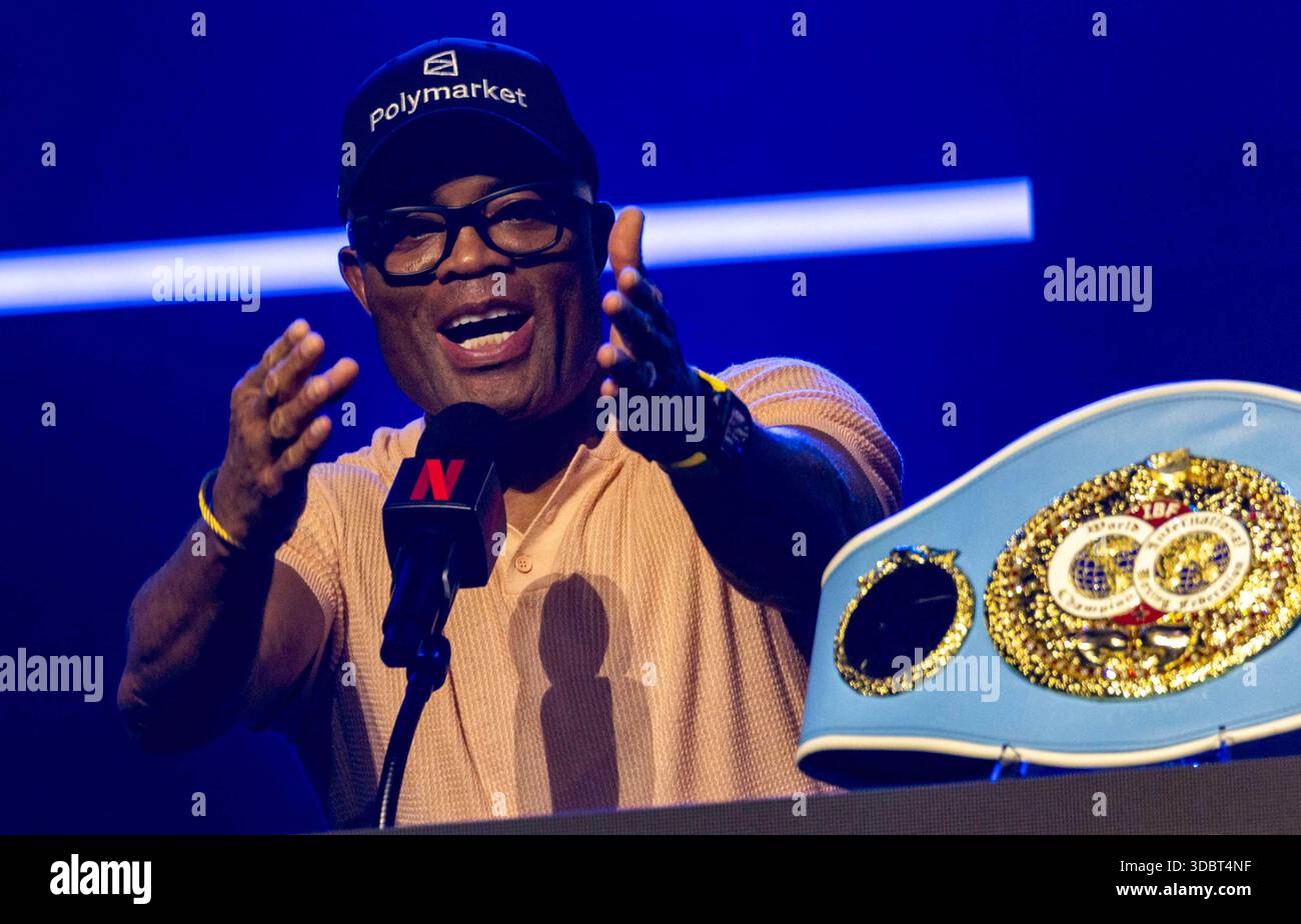 Anderson Silva during a press conference at the Fillmore Miami Beach ...