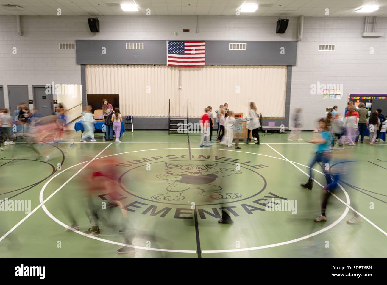 Students rotate stations during a science, technology, engineering and ...