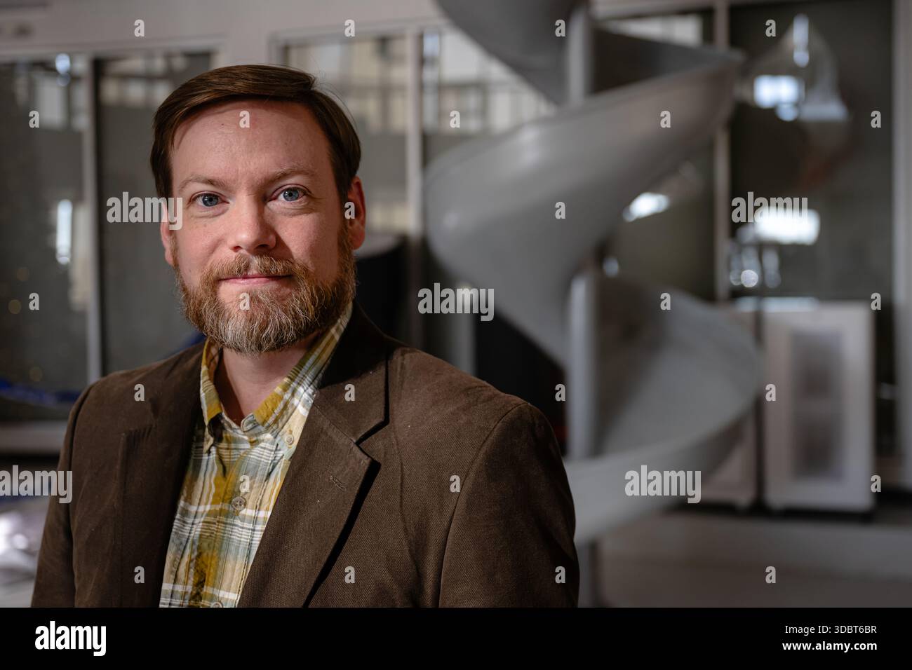 Jason Adkins stands for a portrait at Eminence Independent School, Nov ...