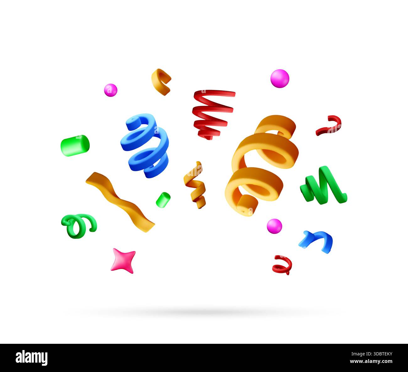 Vibrant confetti colorful party Stock Vector Images - Alamy