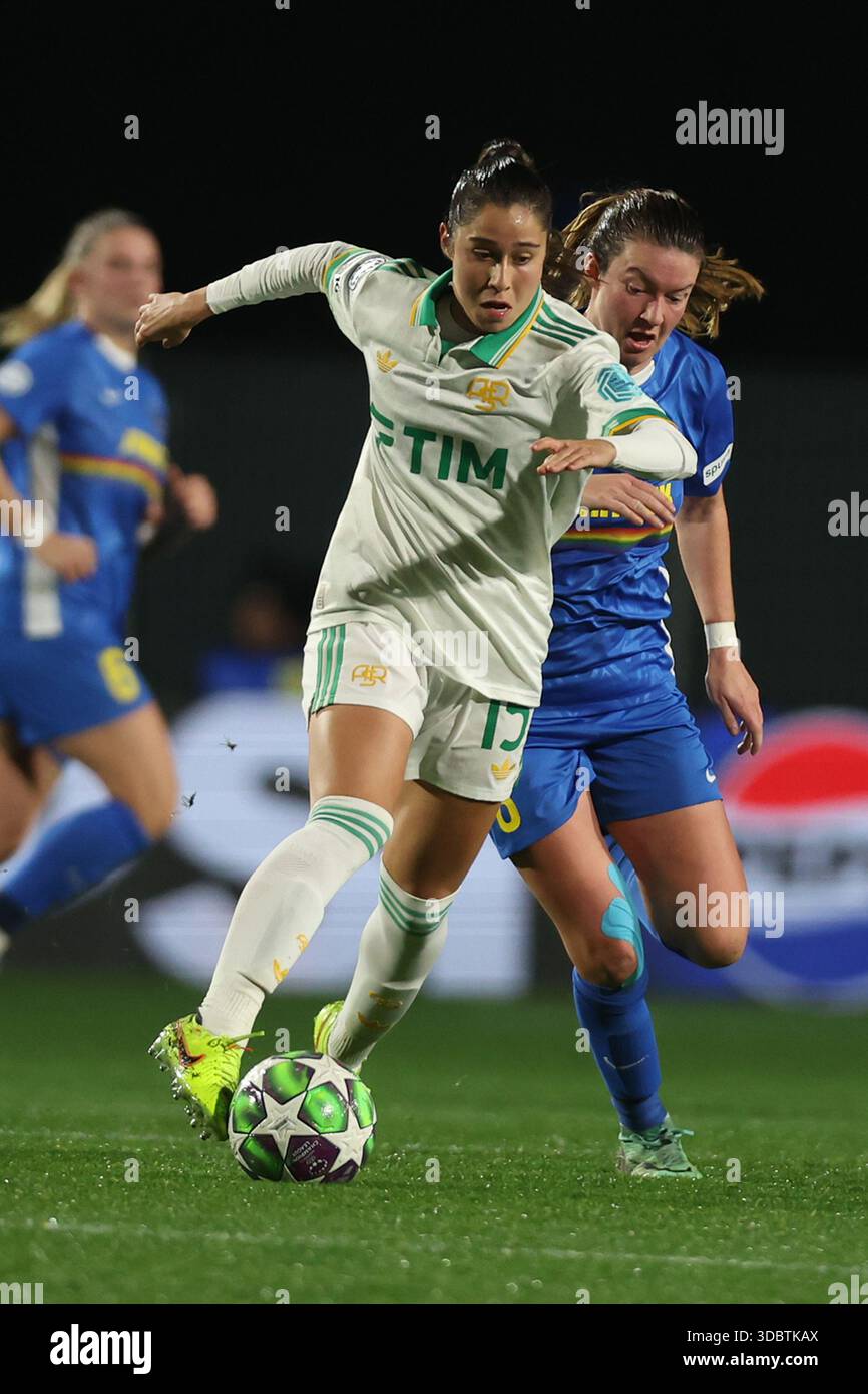 Rome, Italy December 17, 2025: Giulia Dragoni of A.S. Roma Femminile ...