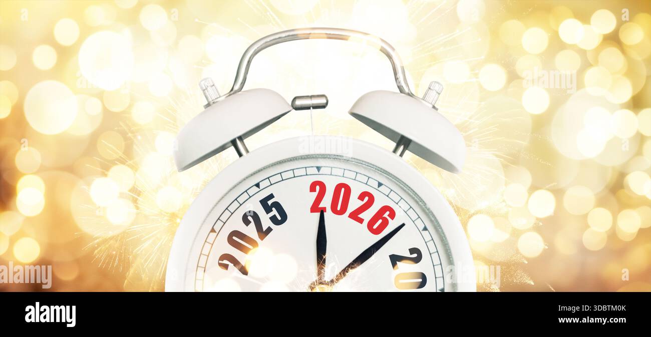 2025 2026 year transition hi-res stock photography and images - Alamy