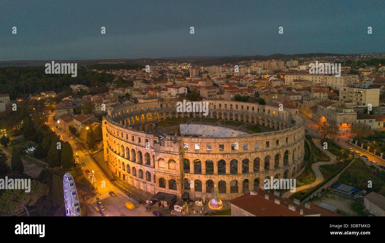 Aerial view of Arena ahead of the opening ceremony of Advent and ice ...