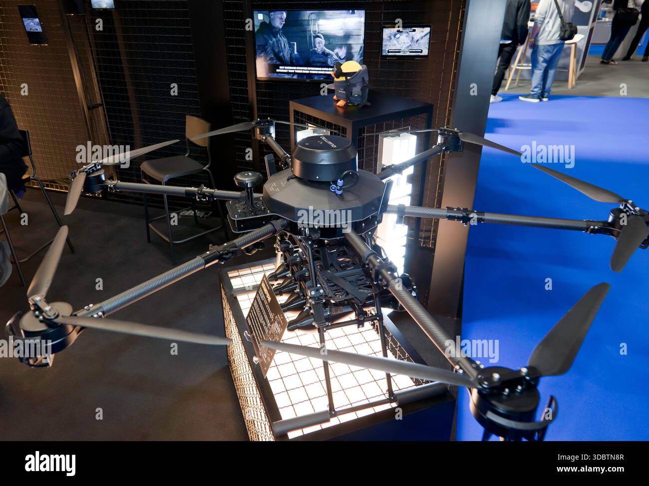 View of an Ares A1 6-Rotor, Drone (Baba Yaga), made by Drones of Ukrane ...