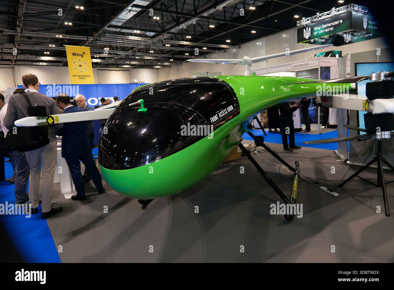 A large autonomous Arc Aerosystems, C-600 unmanned aerial vehicle, on ...