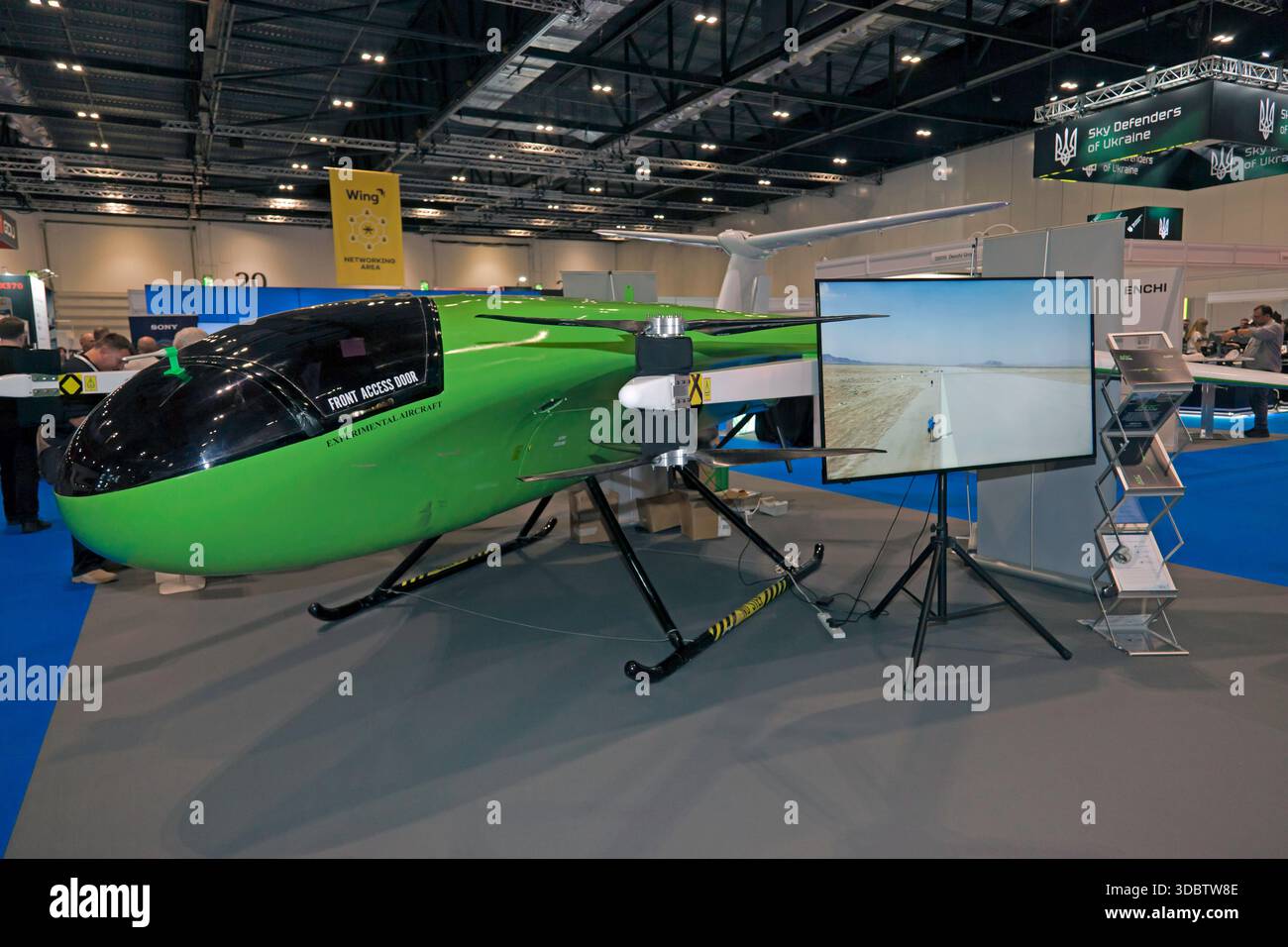 A large autonomous Arc Aerosystems, C-600 unmanned aerial vehicle, on ...