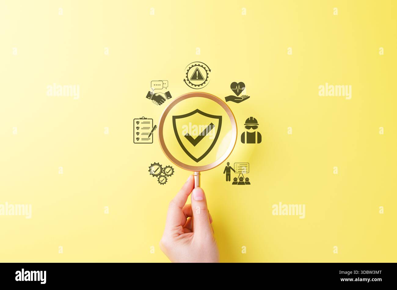 Workplace safety icons hi-res stock photography and images - Alamy
