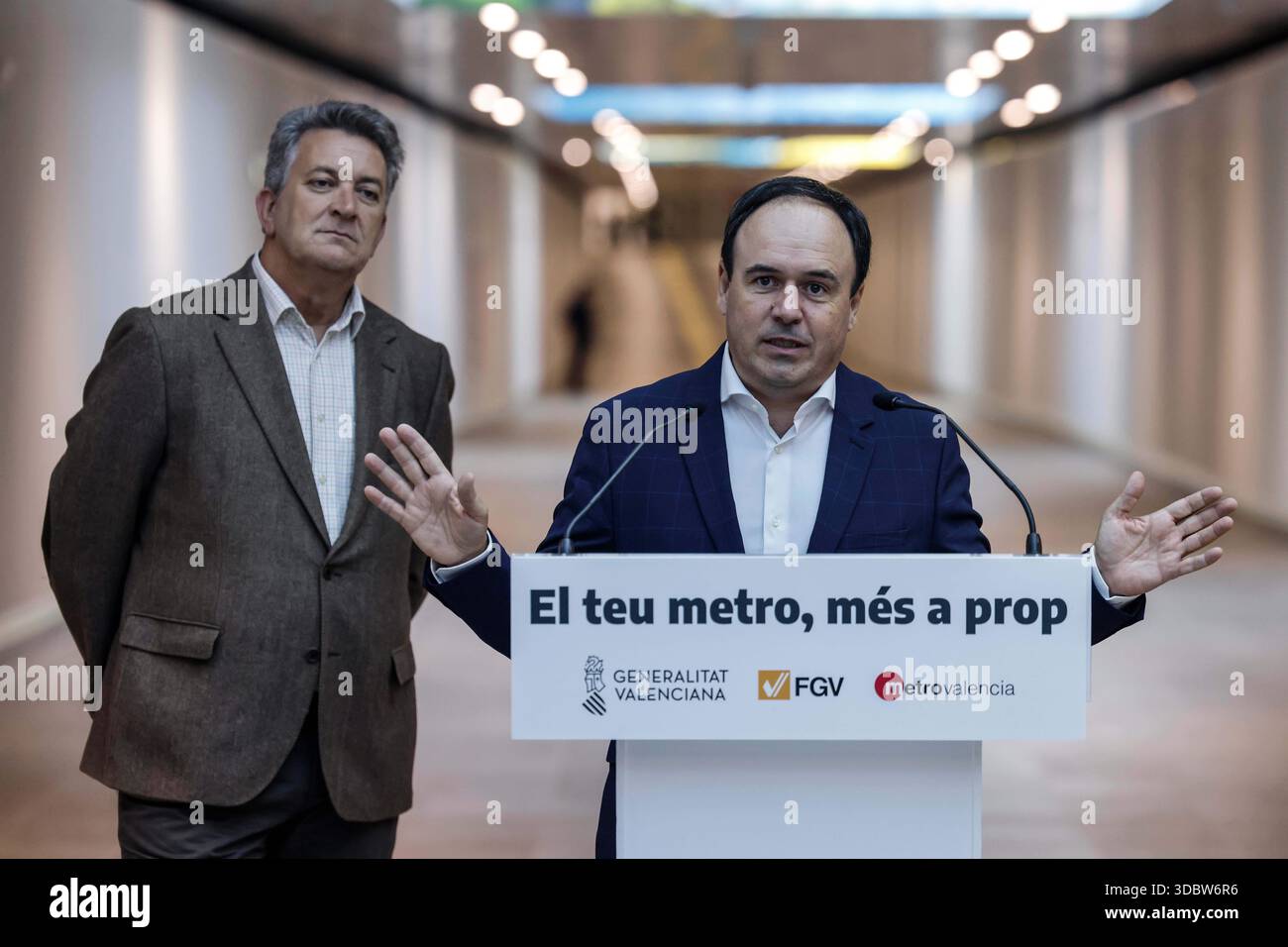 The president of the Generalitat Valenciana, Juanfran Pérez Llorca ...