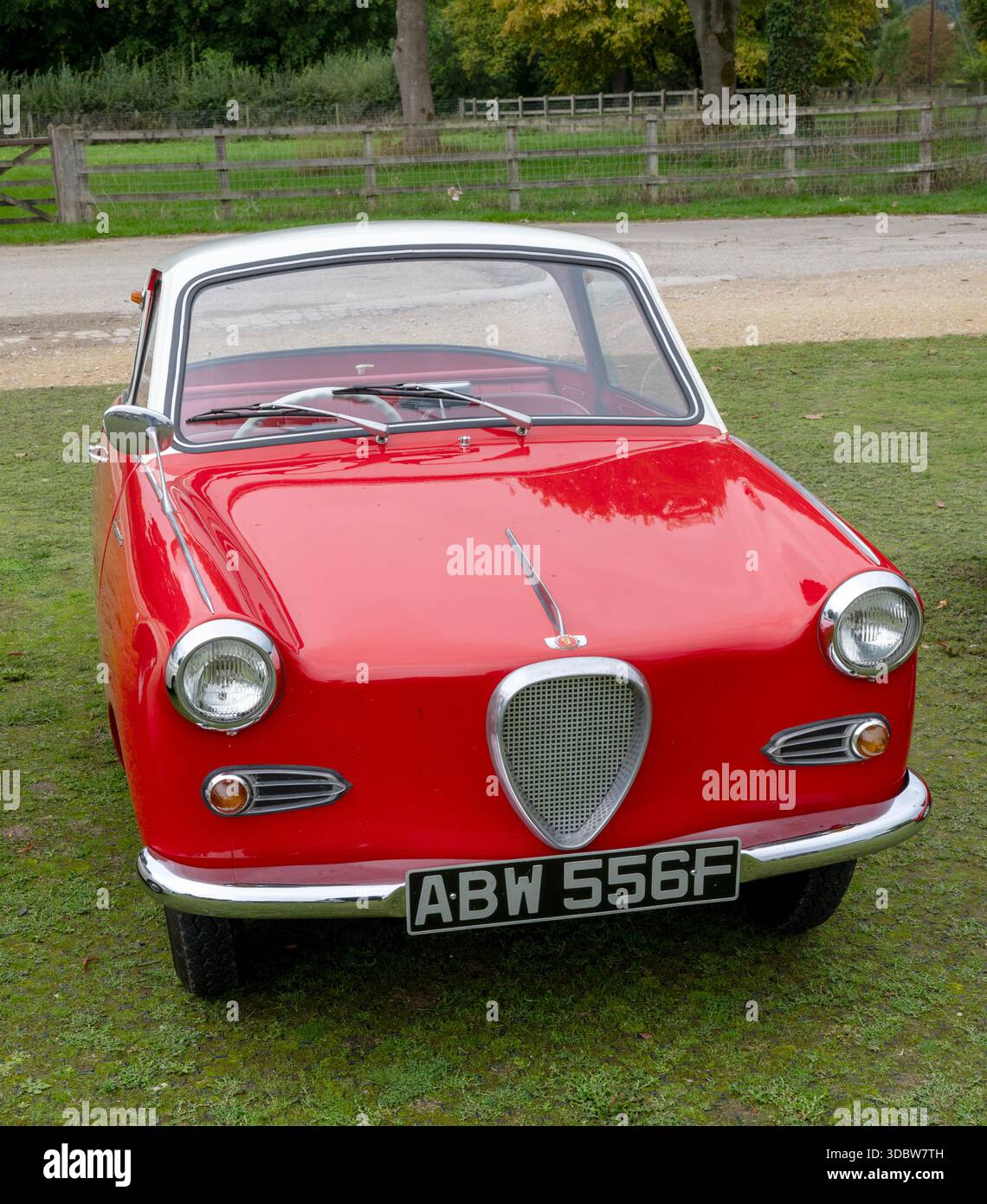 Red and white goggomobil ts 250 coupe microcar hi-res stock photography ...