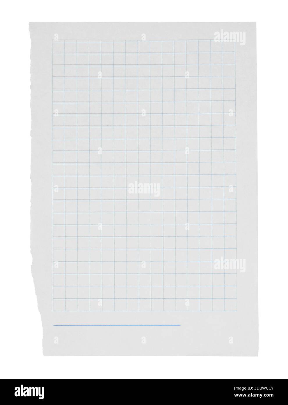 White blank notepad paper with texture, isolated on a transparent ...
