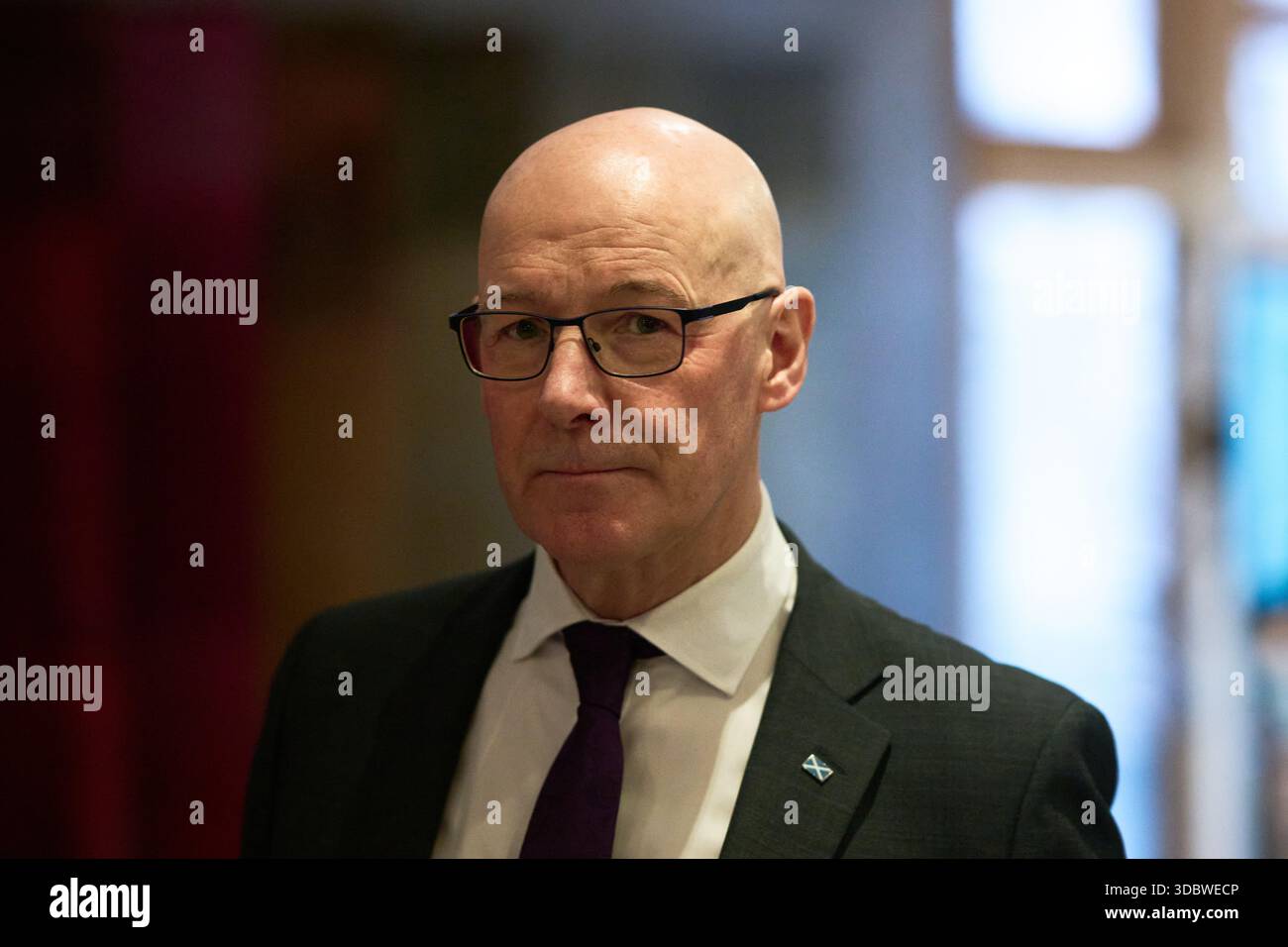 Edinburgh Scotland, UK 18 December 2025. First Minister John Swinney at ...