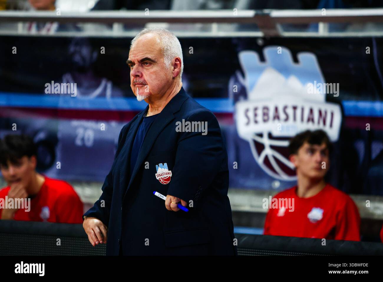 12/17/2025 - Franco Ciani (ITA) - Coach Real Sebastiani Rieti during ...
