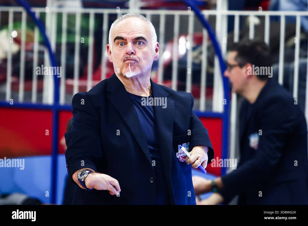 12/17/2025 - Franco Ciani (ITA) - Coach Real Sebastiani Rieti during ...
