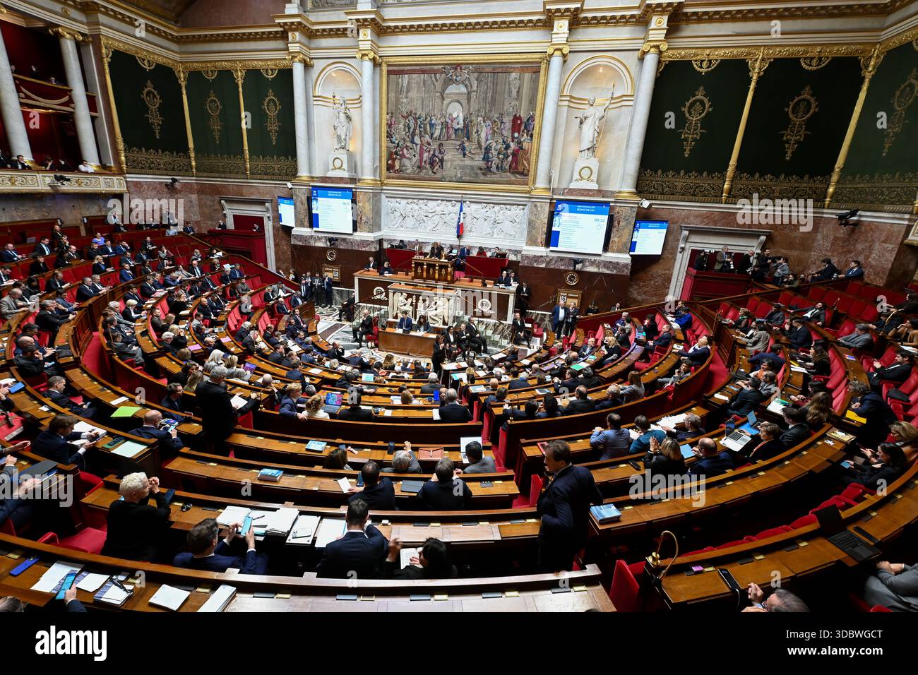 National Assembly in Paris - Questions to the Government, December 16th ...