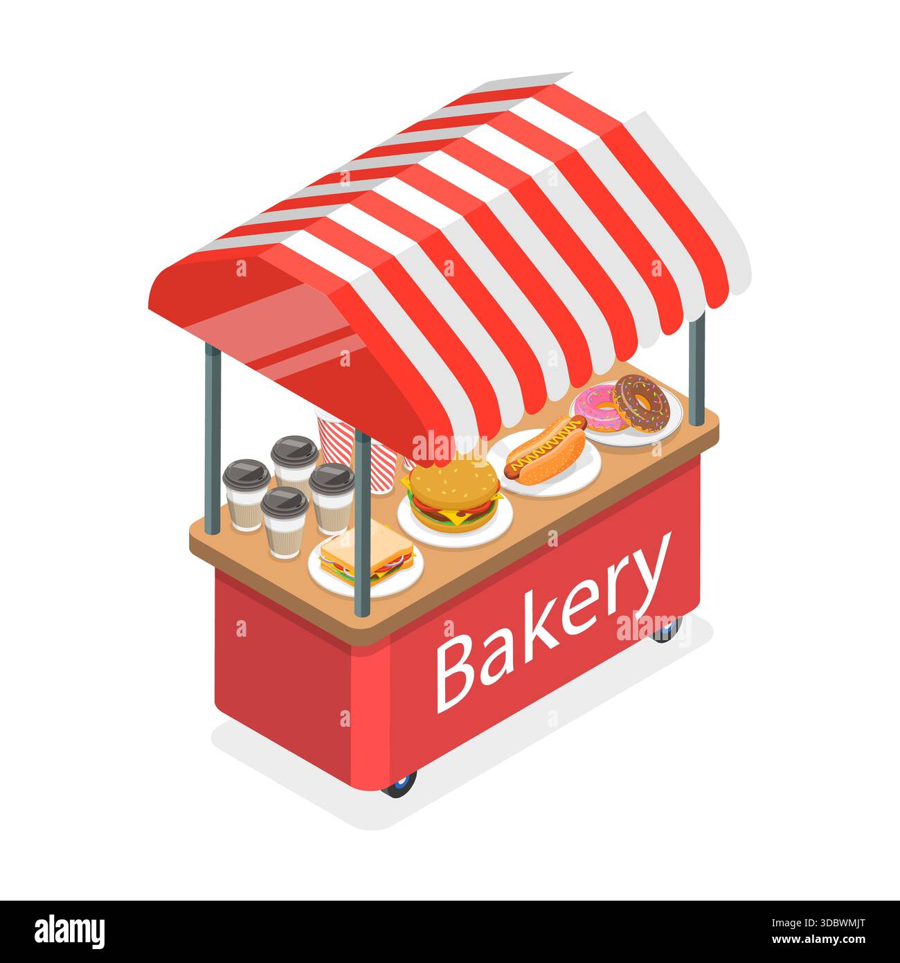 Market stalls background Cut Out Stock Images & Pictures - Alamy