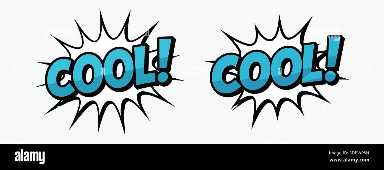 Speech bubble cool yellow Cut Out Stock Images & Pictures - Alamy