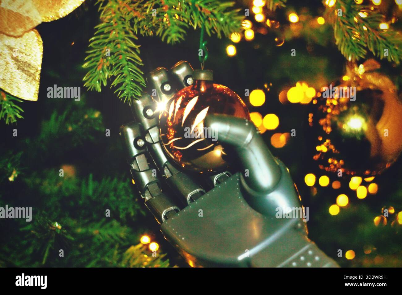 Animation christmas tree digital circuit hi-res stock photography and ...