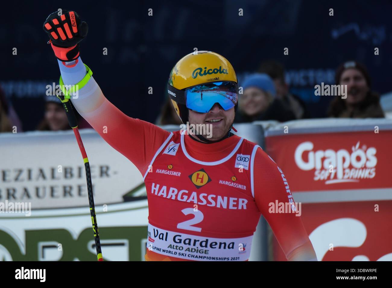 Niels Hintermann from Switzerland is in action during AUDI FIS Ski ...