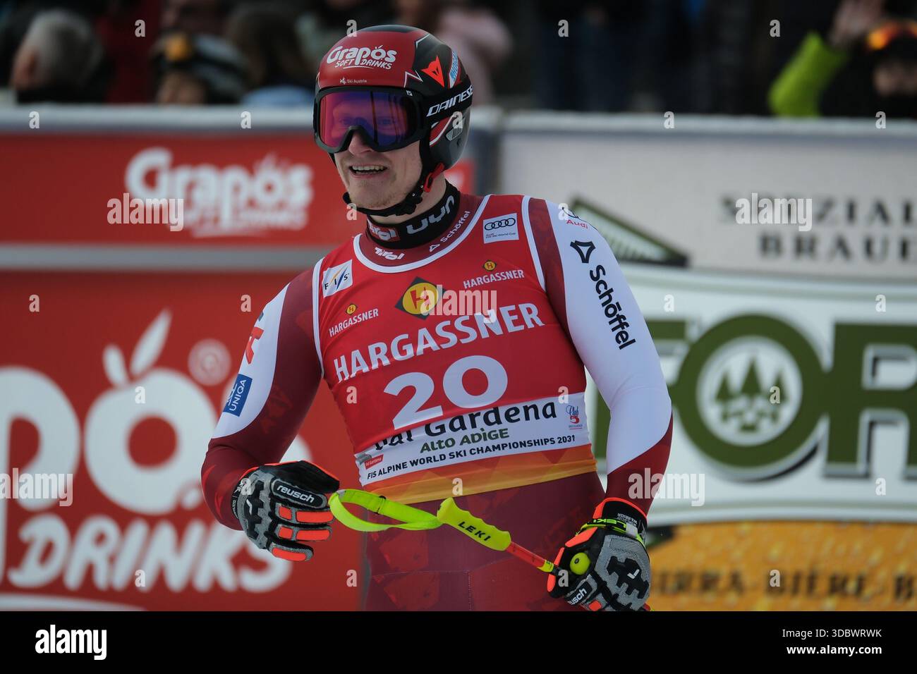 Stefan Babinsky from Austria is in action during AUDI FIS Ski World Cup ...