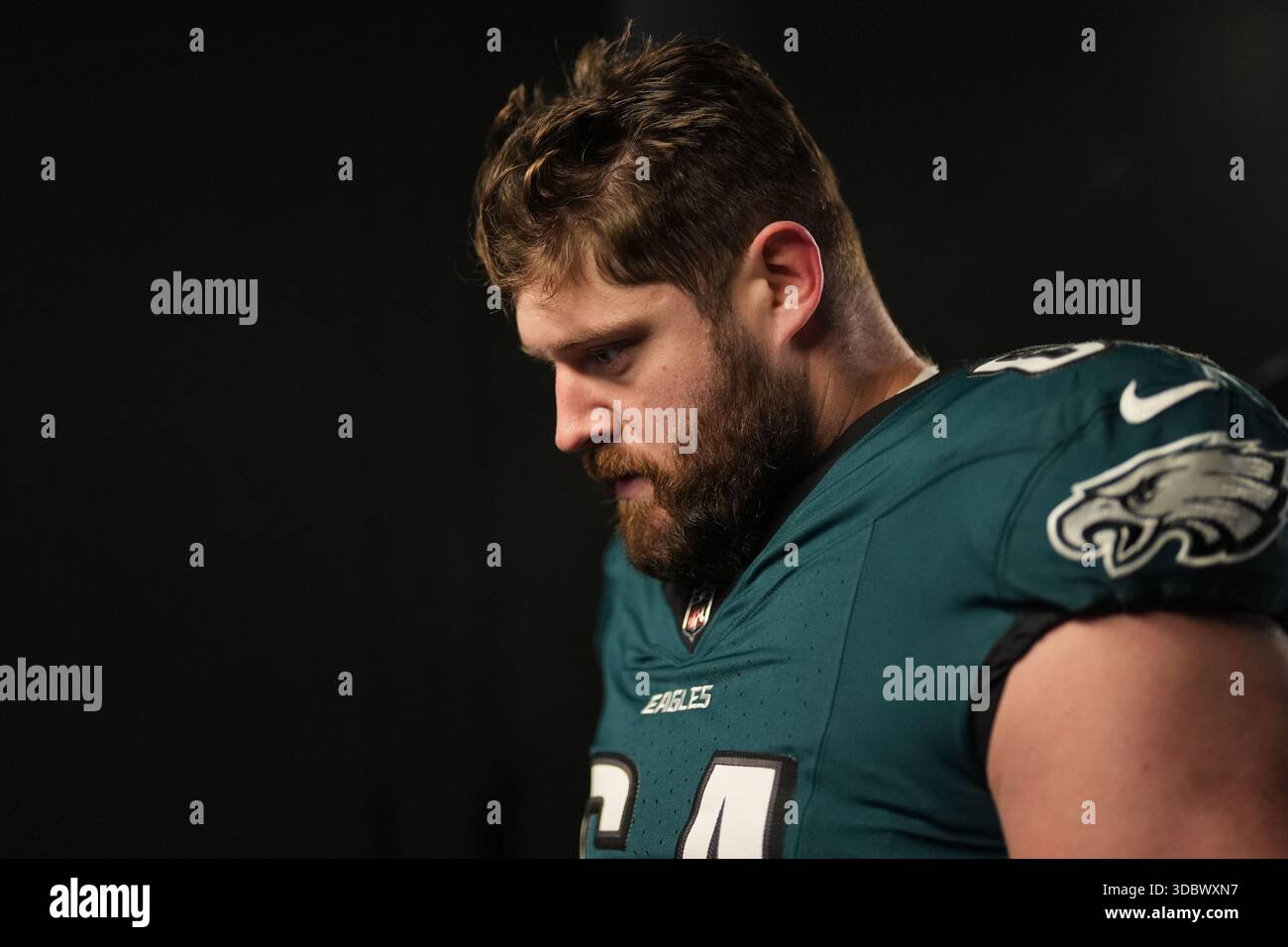 Philadelphia Eagles' Brett Toth walks to the locker room before an NFL ...