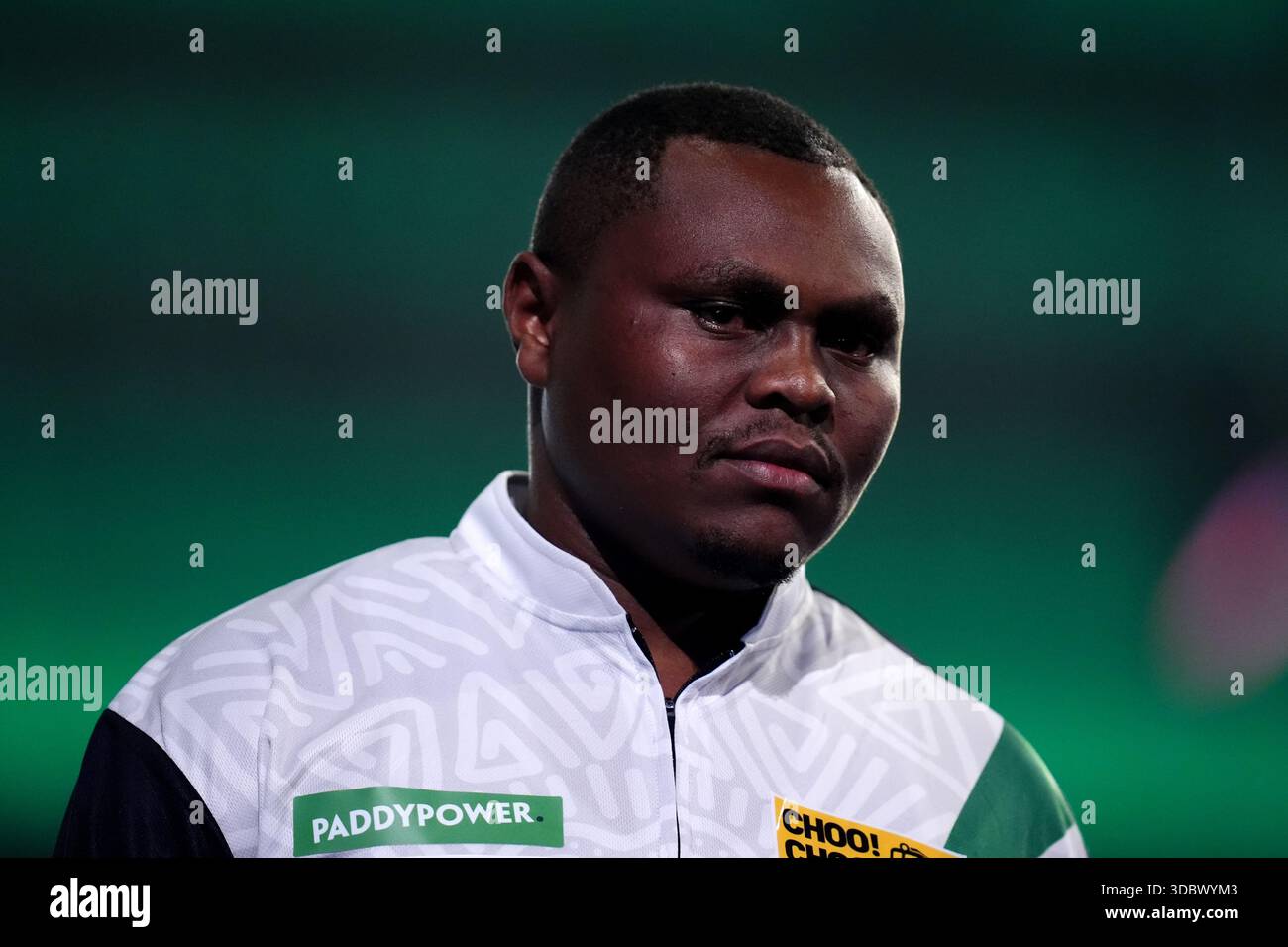 David Munyua during his match against Mike De Decker on day eight of ...