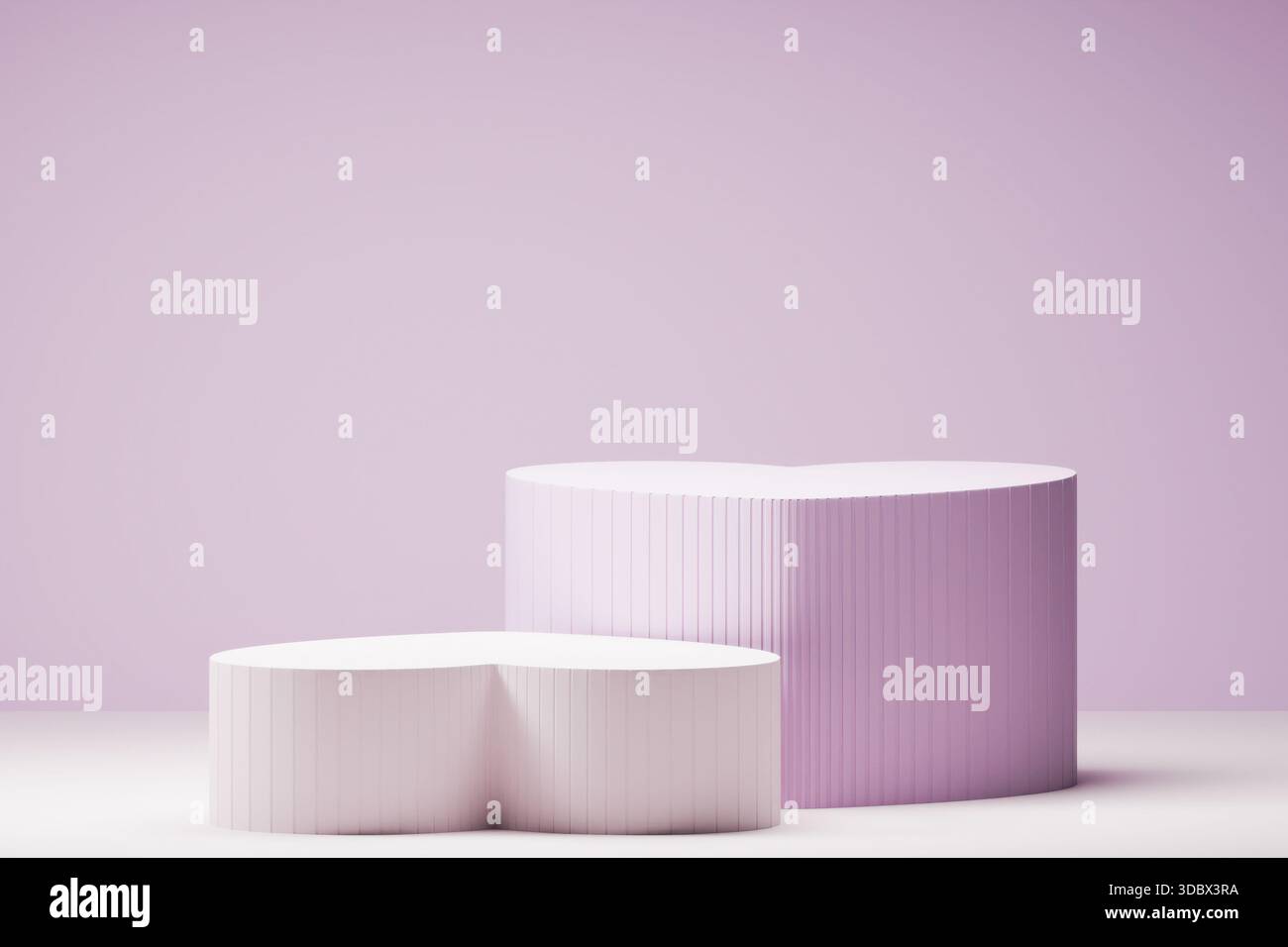 Purple lilac podium 3d hi-res stock photography and images - Alamy