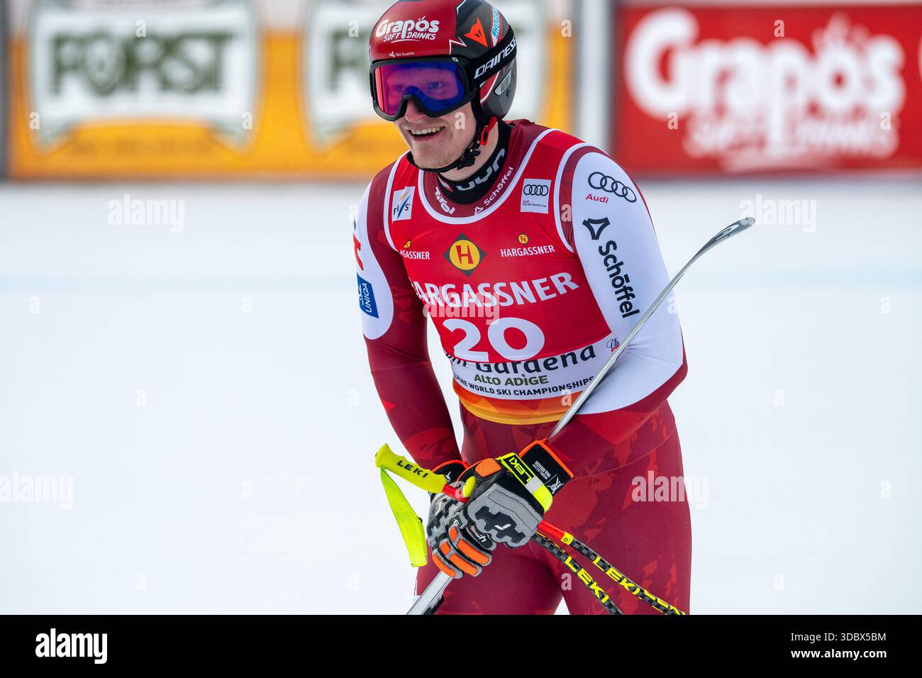 Stefan Babinsky (AUT) happy for the result during 2026 Audi FIS Ski ...