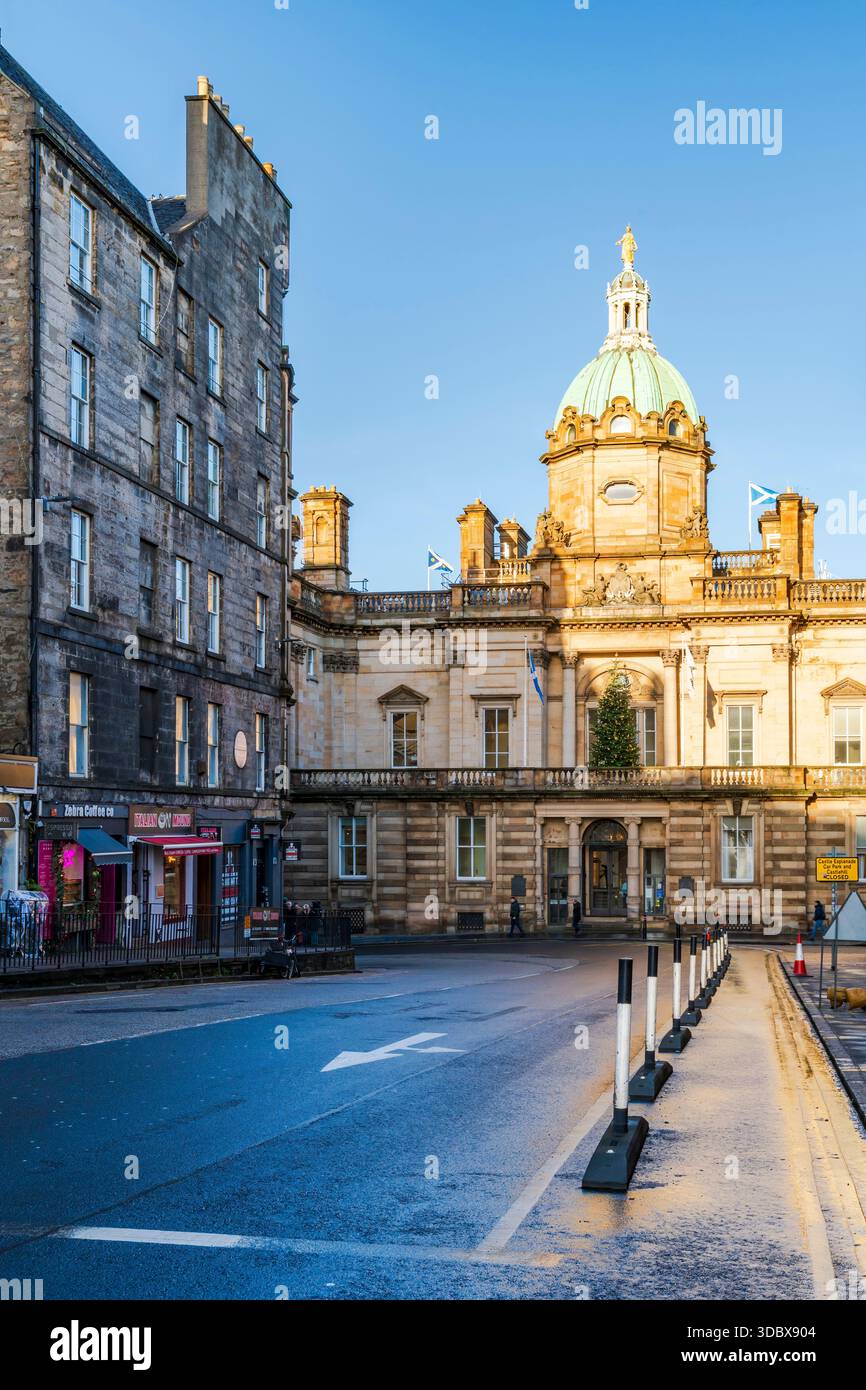 EDINBURGH, SCOTLAND - DECEMBER 08, 2025: Beautiful Christmas tree ...