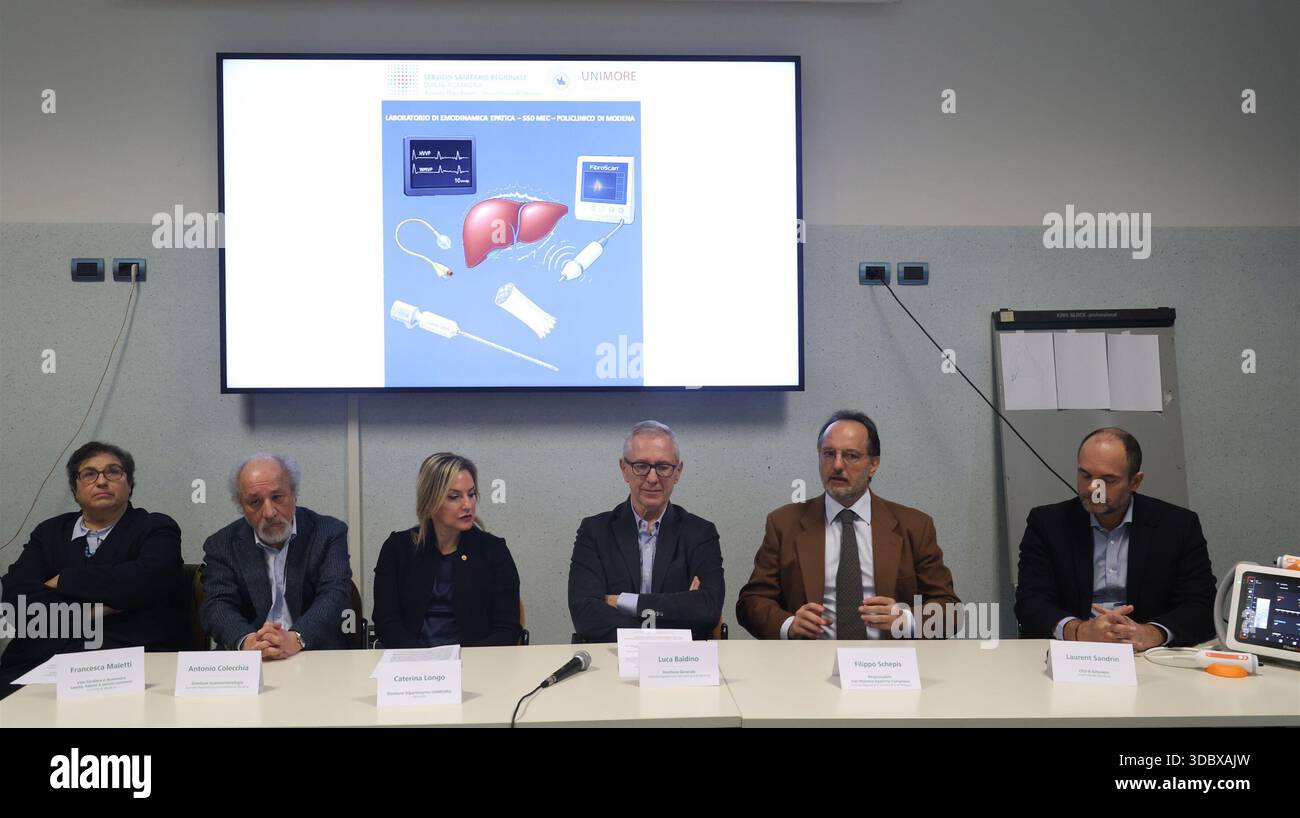 Modena. Presentation of a new FibroScan model for non-invasive liver ...