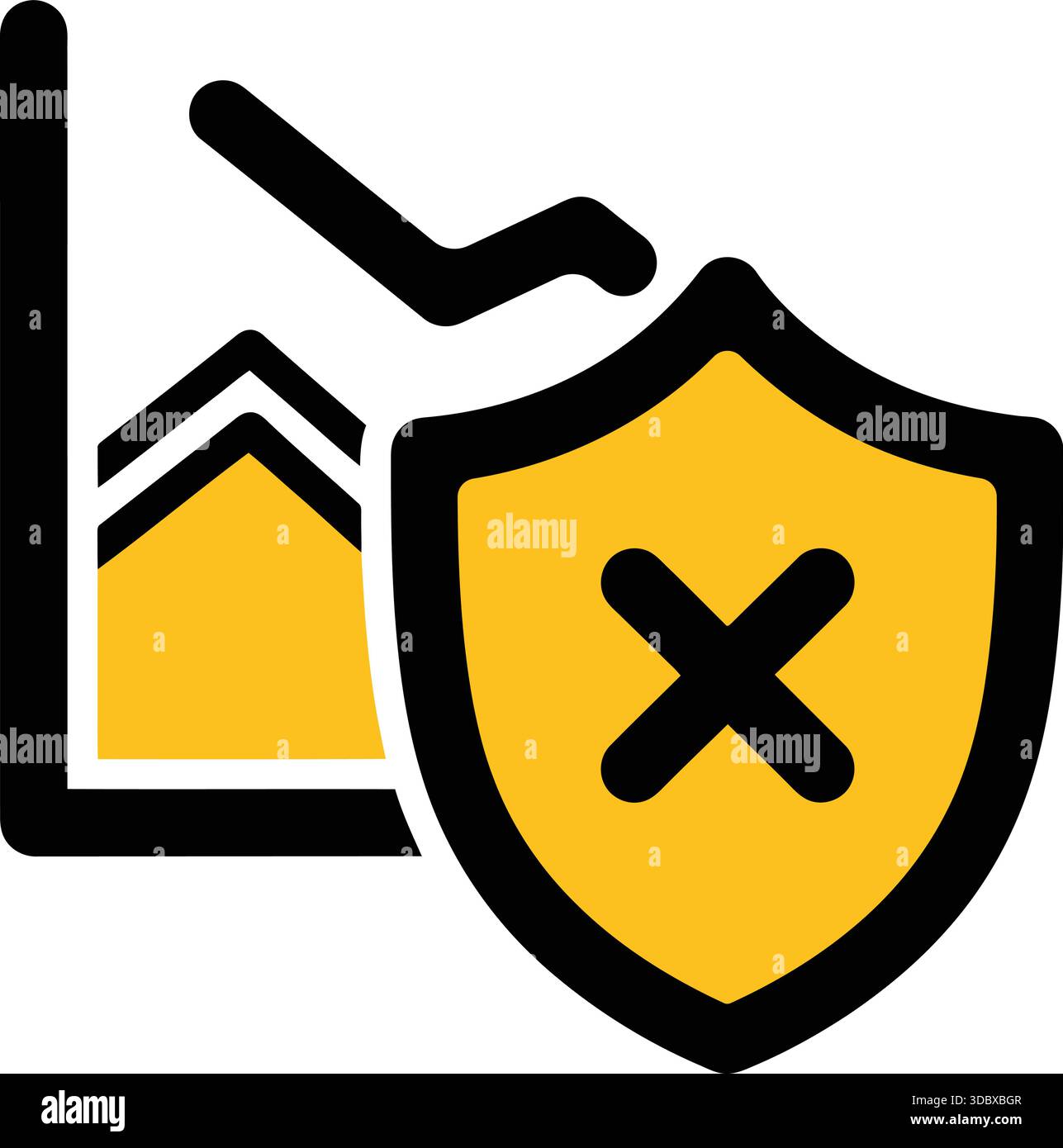 Icon depicting security threat Stock Vector Images - Alamy