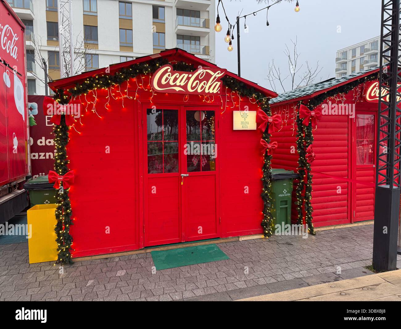 Coca cola christmas installation hi-res stock photography and images ...