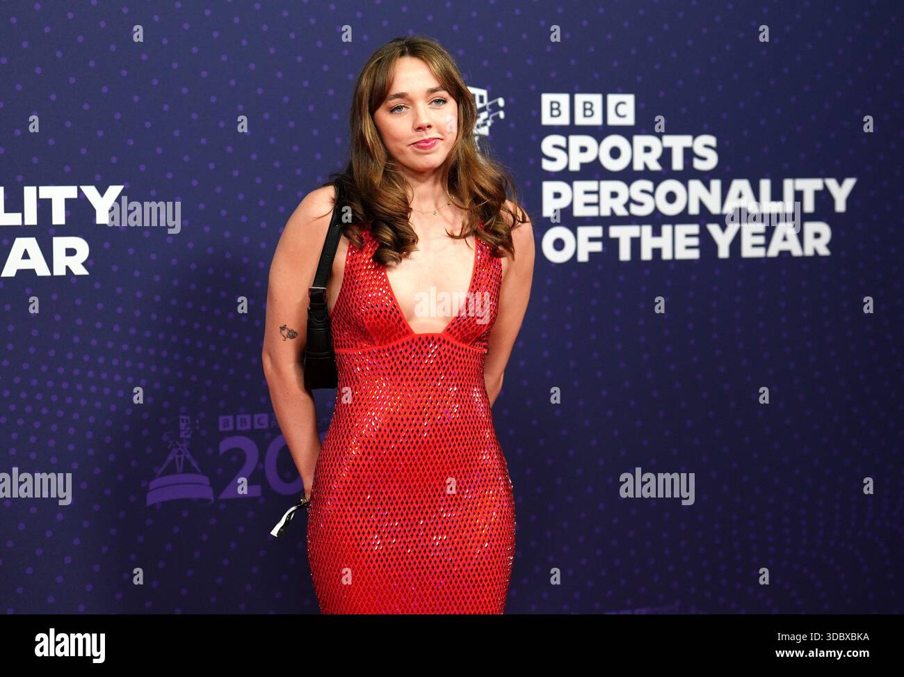 Georgia Sheffield arriving for the 2025 BBC Sports Personality of the ...