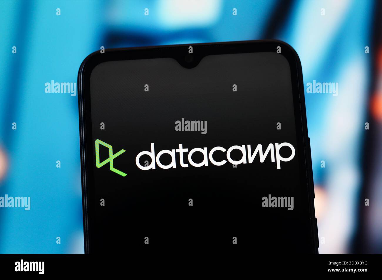December 18, 2025, Canada: In this photo illustration, the DataCamp ...