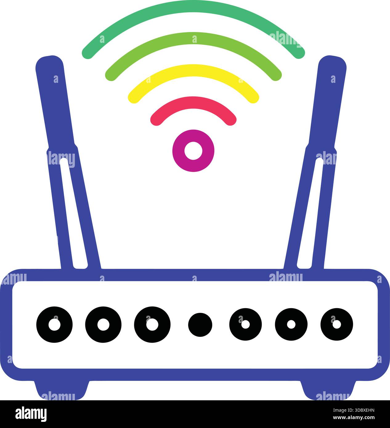 Router management Stock Vector Images - Alamy
