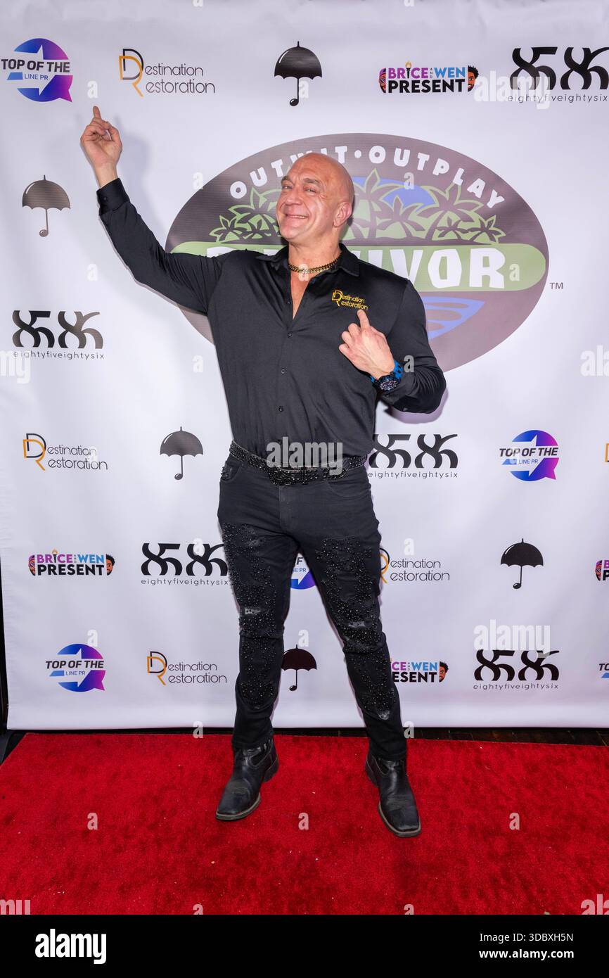 Actor Landon Brittain attends 49th Season of Survivor Finale Party ...