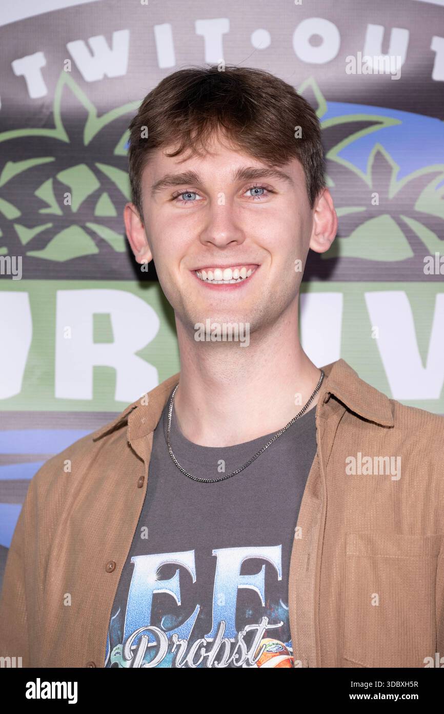 Influencer Kevin Hannon attends 49th Season of Survivor Finale Party ...