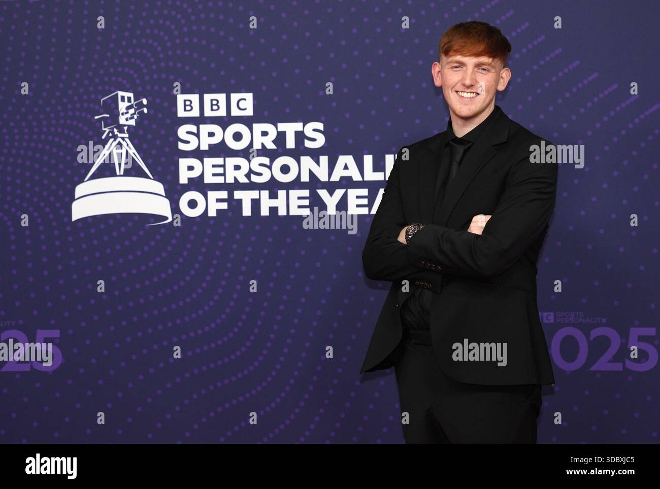 Morgan Angry Ginge Burtwistle arriving for the 2025 BBC Sports ...