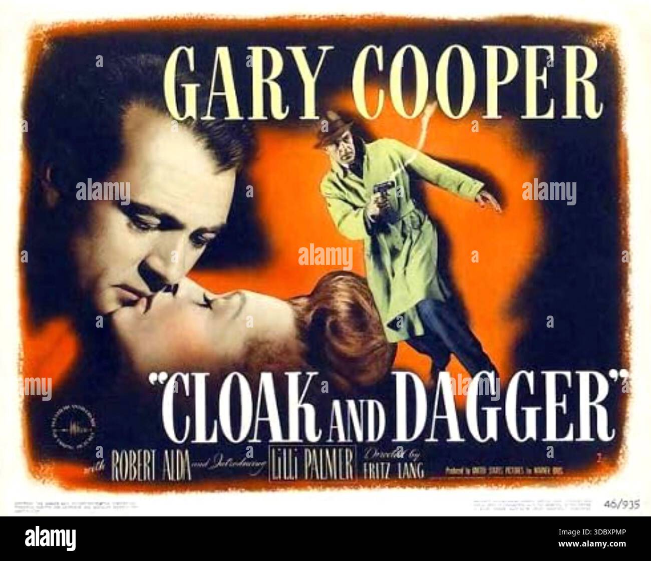 CLOAK AND DAGGER 1946 Warner Bros. film with Gary Cooper and Lilli ...