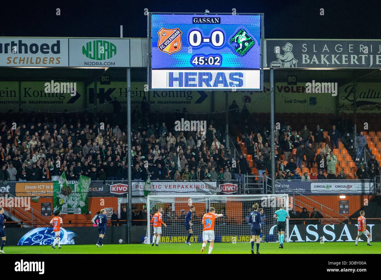 VOLENDAM , 18-12-2025 , KRAS Stadium , season 2025 / 2026 , Dutch ...