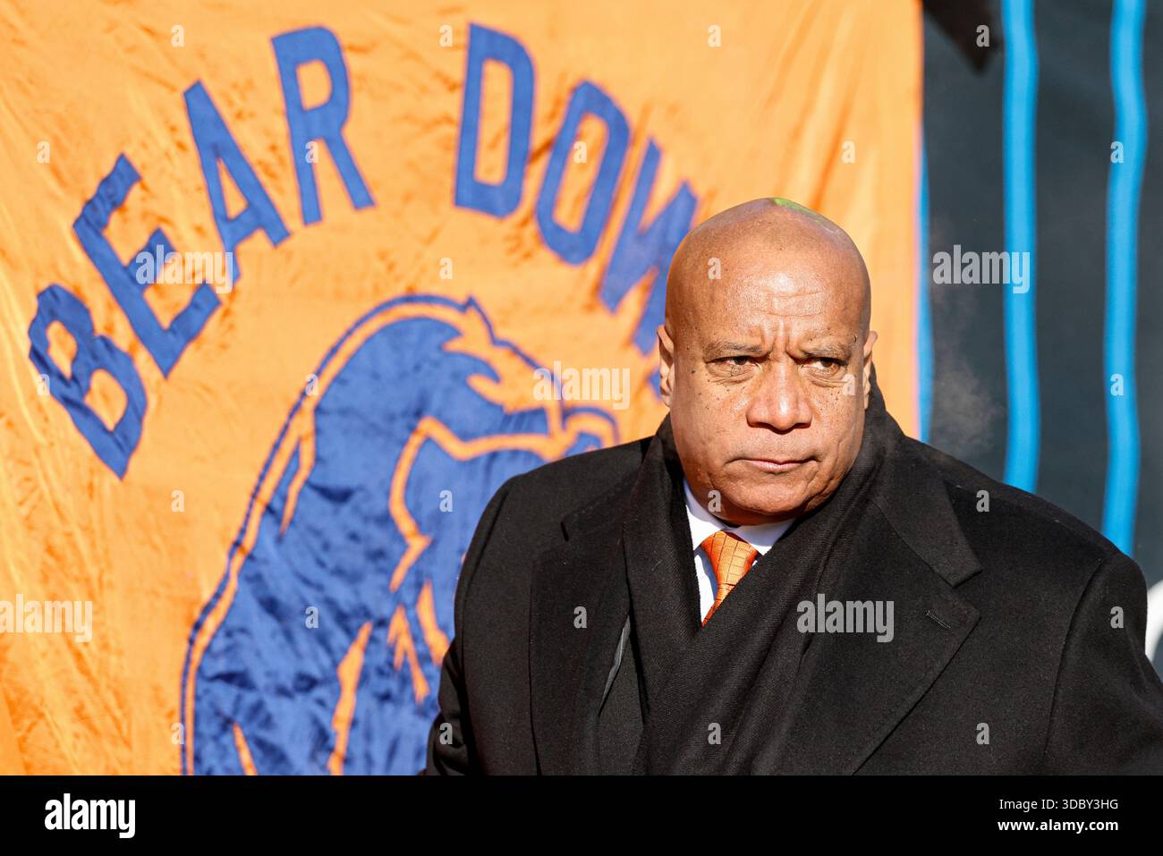 Chicago Bears President and CEO Kevin Warren walks on the sidelines ...