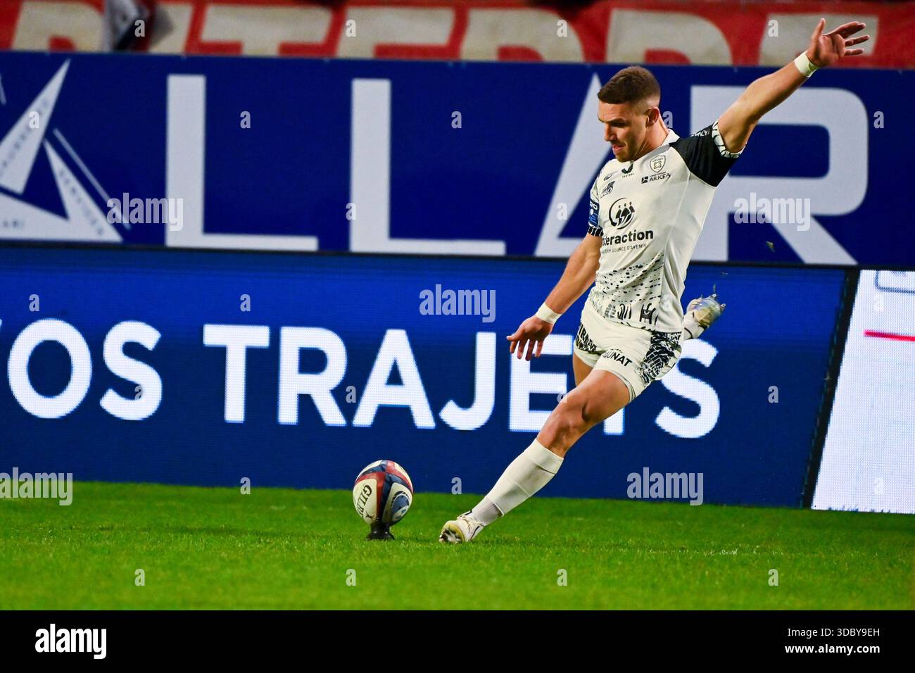Maxime LAFAGE of Vannes during the Pro D2 match between Beziers and ...