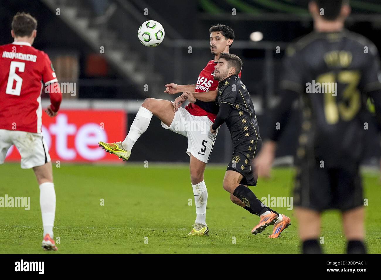 ALKMAAR , 18-12-2025 , AFAS stadium , season 2025 / 2026 , UEFA Europa Conference League ...