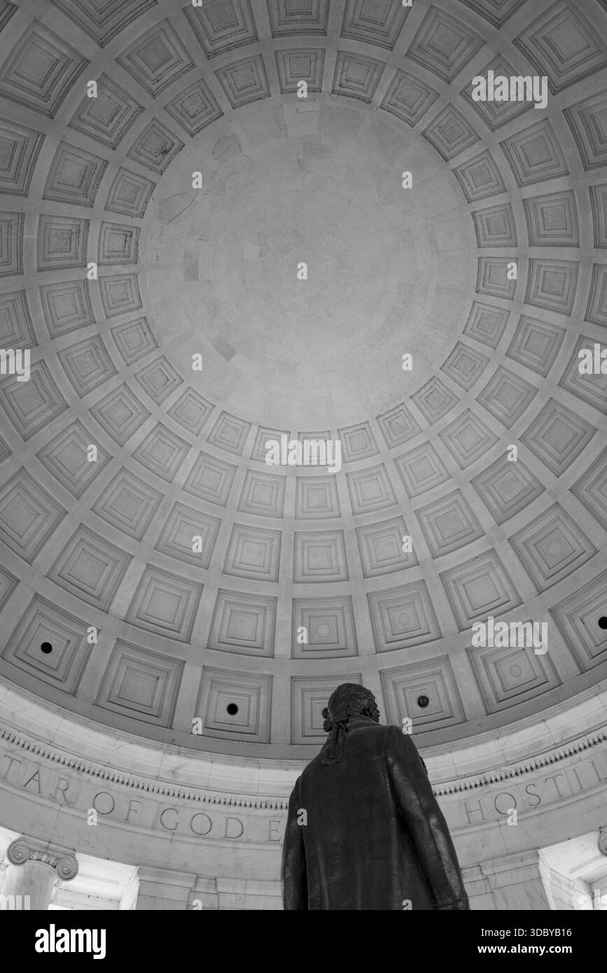 Jefferson memorial washington Black and White Stock Photos & Images - Alamy