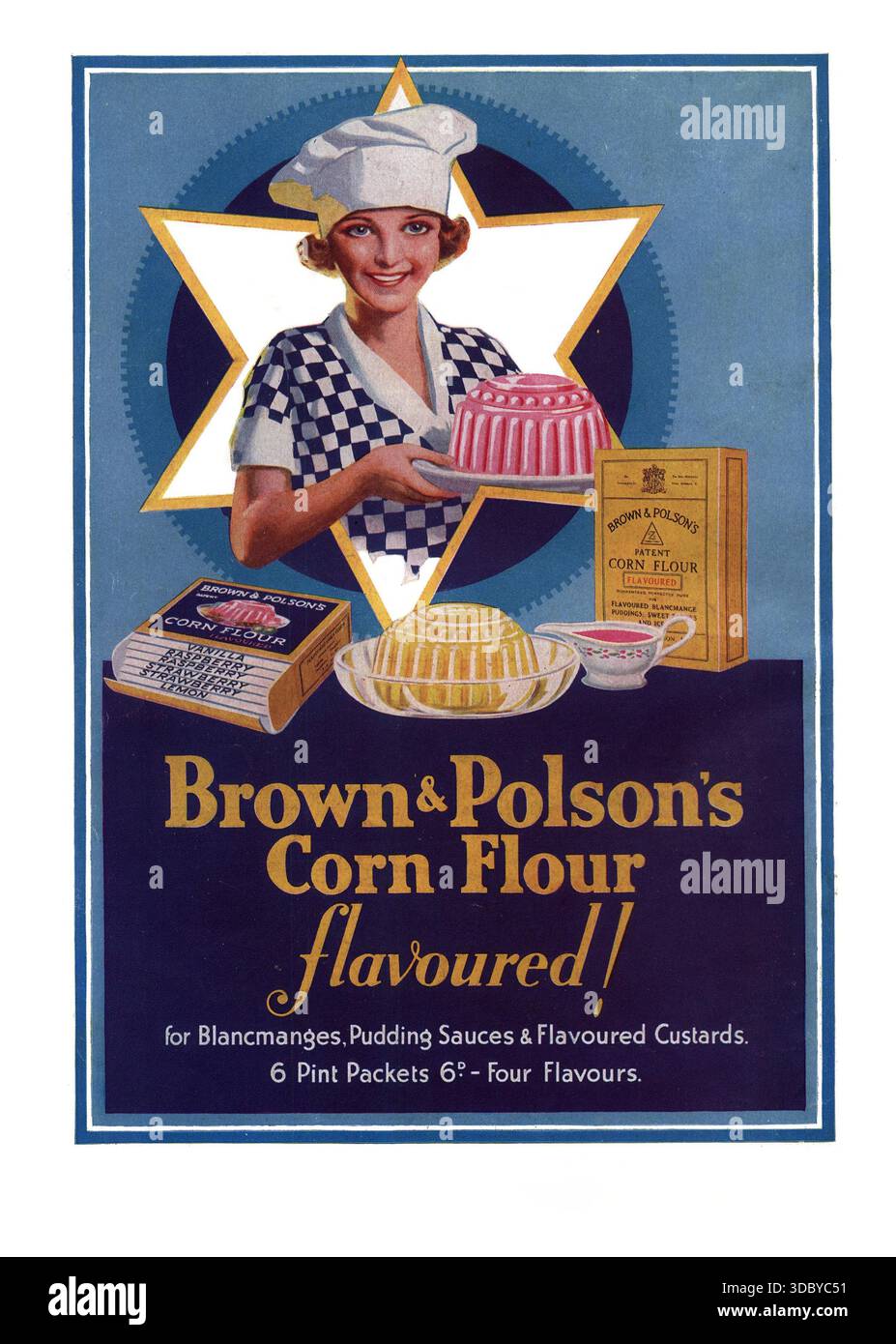 Brown & Polson's Corn Flour, Vintage American Magazine advertisement ...