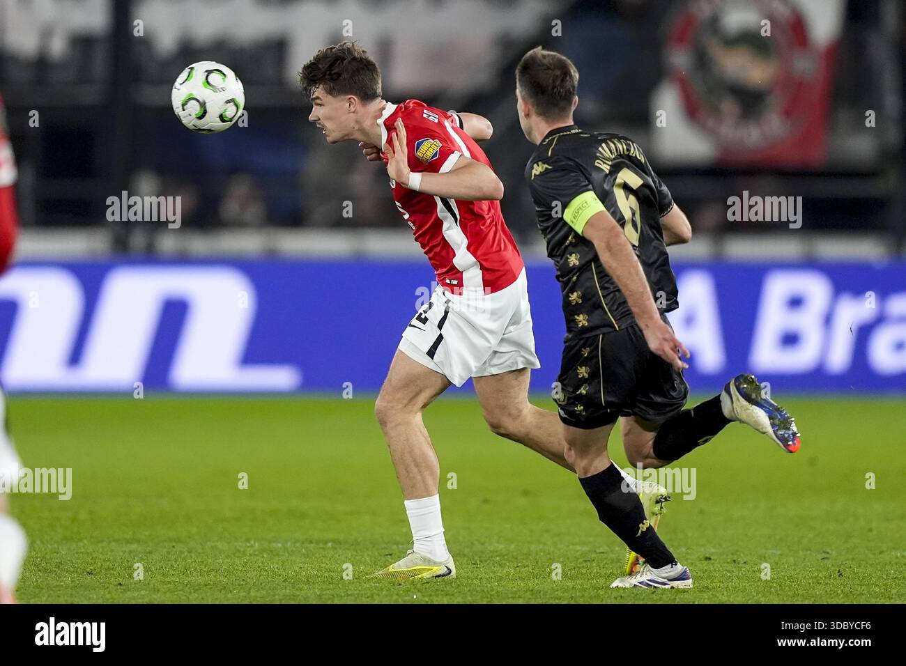 ALKMAAR , 18-12-2025 , AFAS stadium , season 2025 / 2026 , UEFA Europa Conference League ...