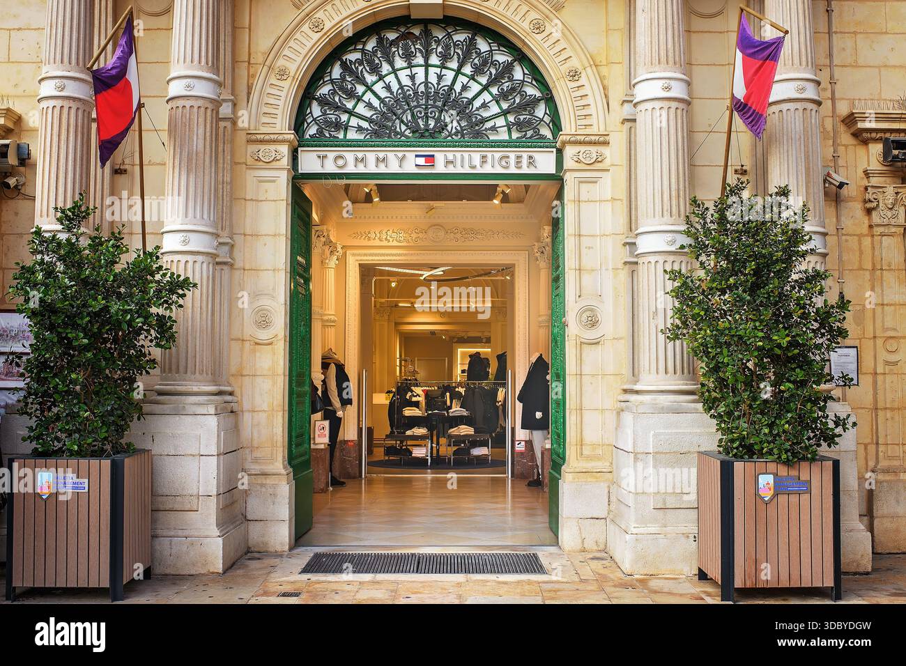 Valletta, Malta - 02.12.2025: Luxurious entrance to the Tommy Hilfiger ...