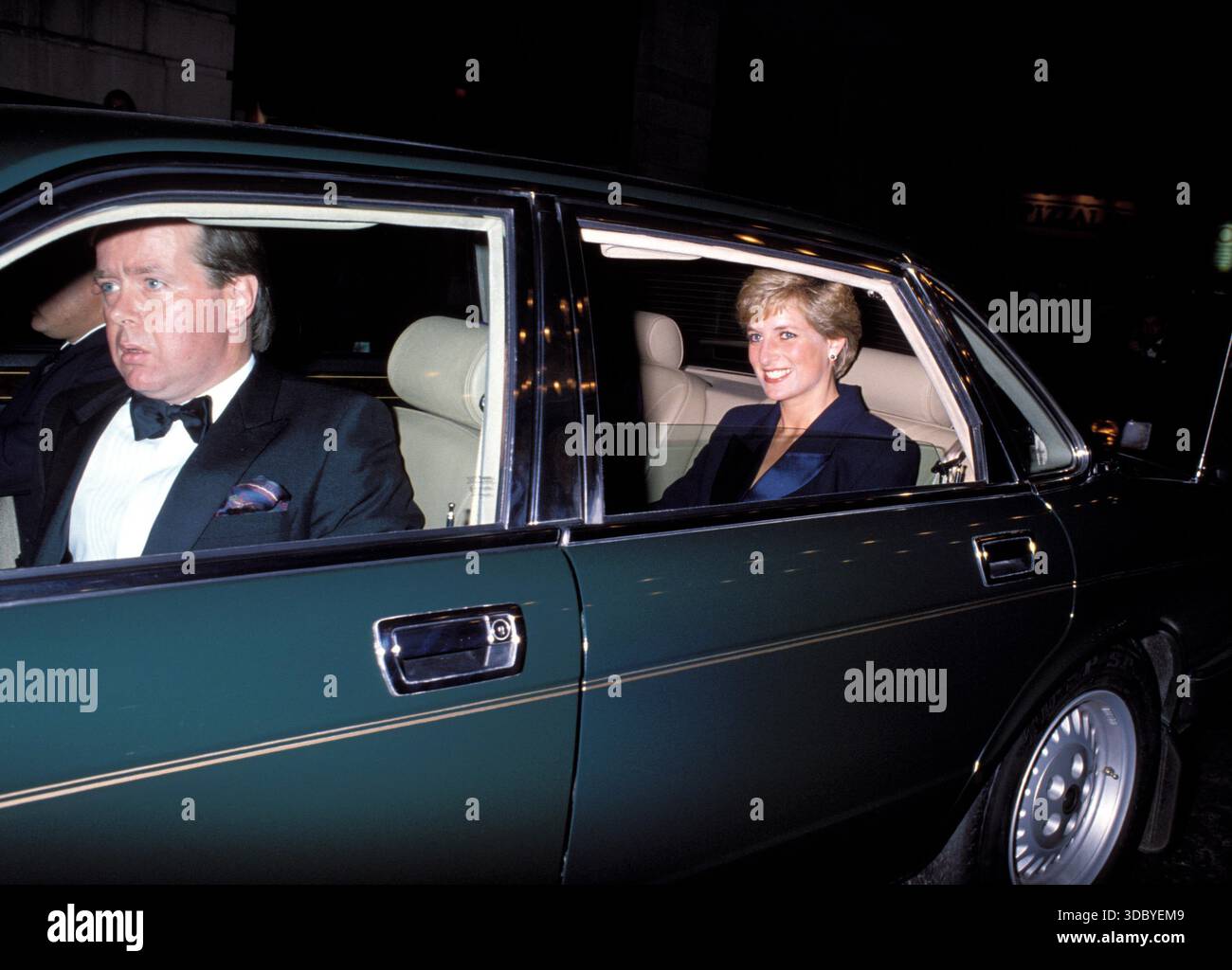 DIANA, PRINCESS OF WALESroyal, in car Ref: 026 www.capitalpictures.com ...